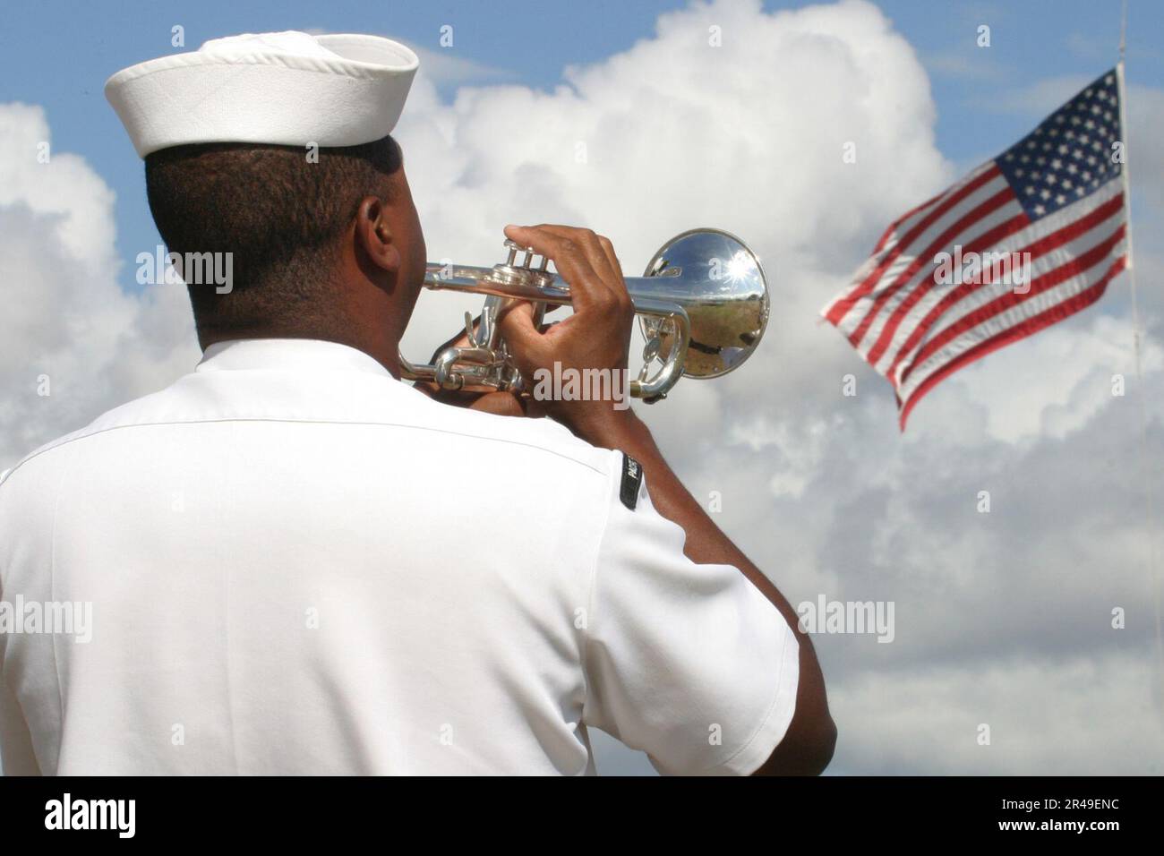 US Navy Musician Stock Photo - Alamy