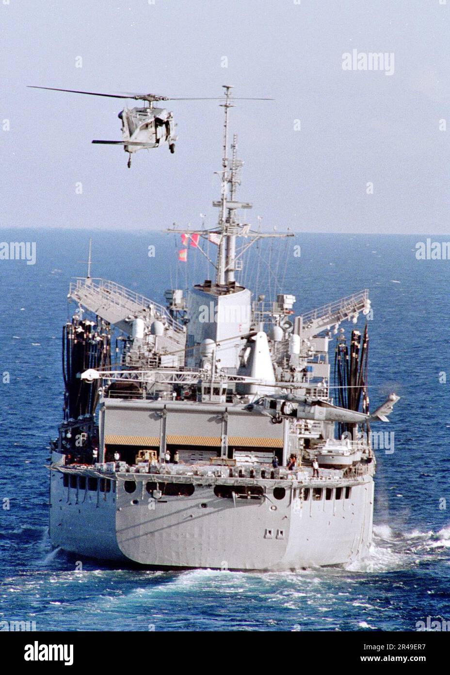 US Navy An SH-60F Seahawk assigned to the Dragonslayers of Helicopter ...