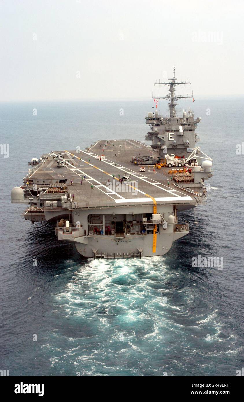 US Navy The nuclear powered aircraft carrier USS Enterprise (CVN 65) steams along in the ...