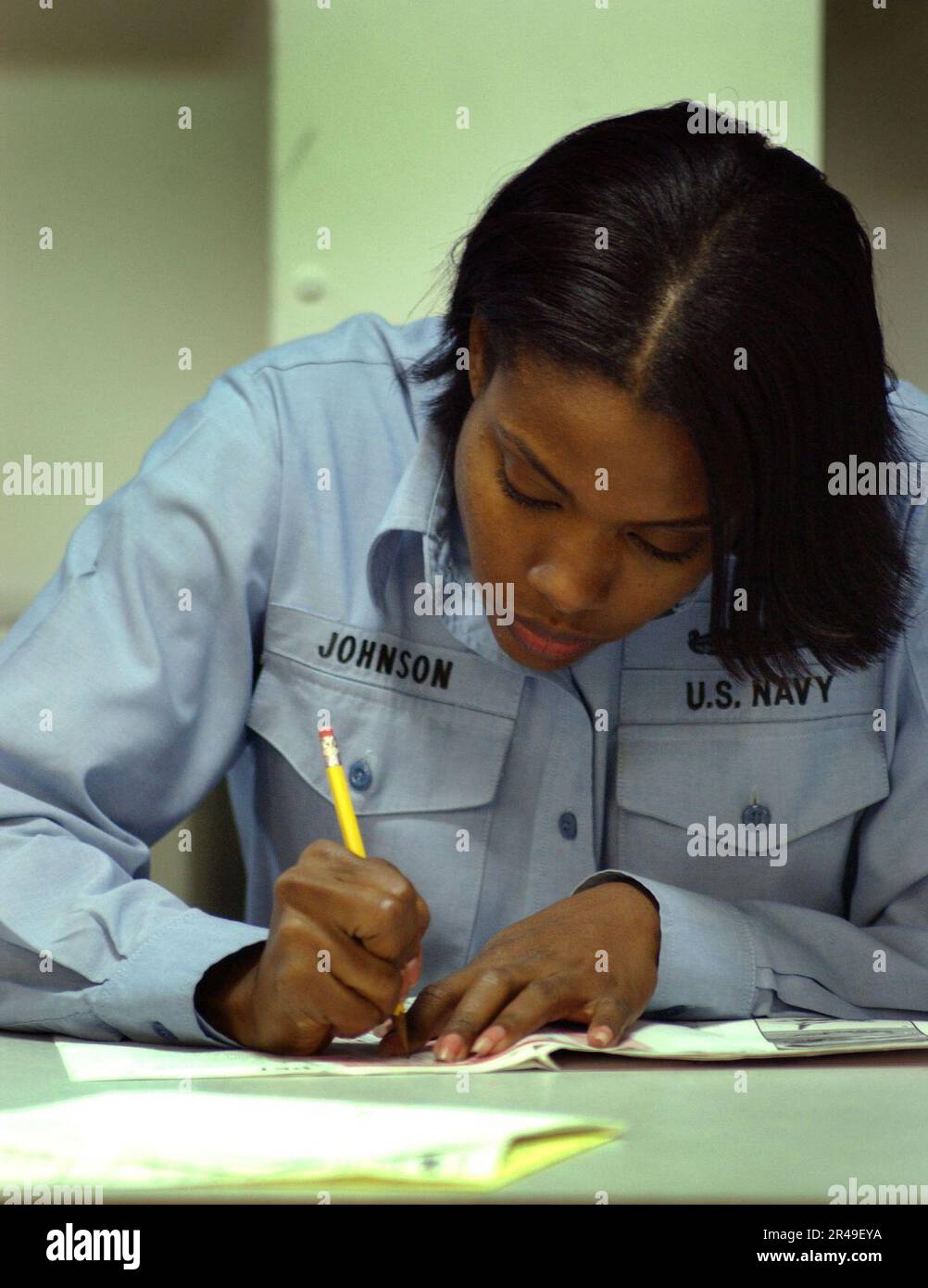 US Navy A sailor aboard the nuclear-powered aircraft carrier USS John C ...