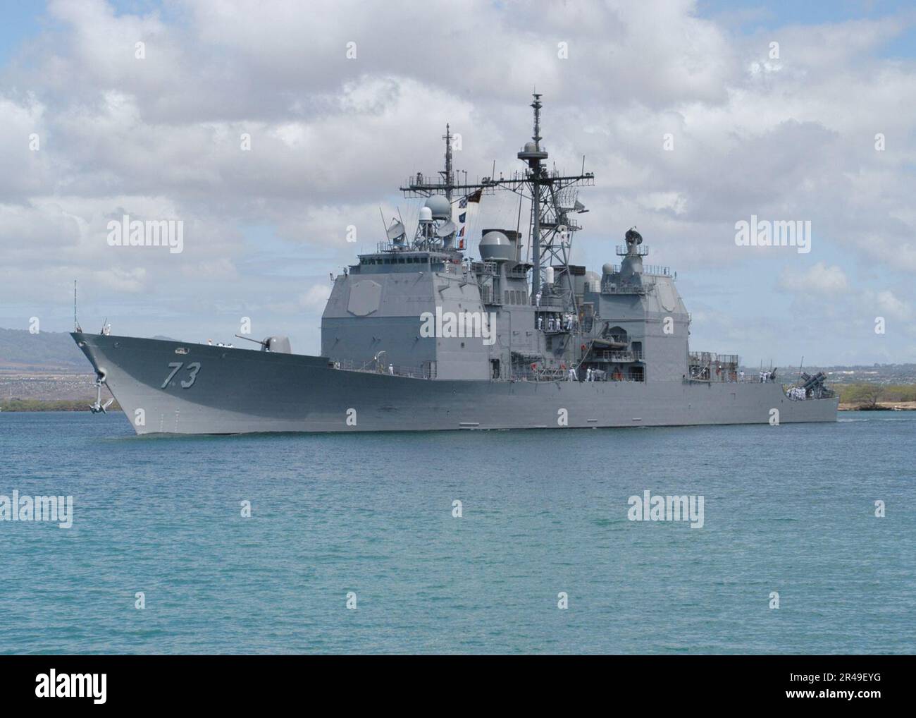 US Navy USS Port Royal (DDG 73) departed on deployment Stock Photo - Alamy