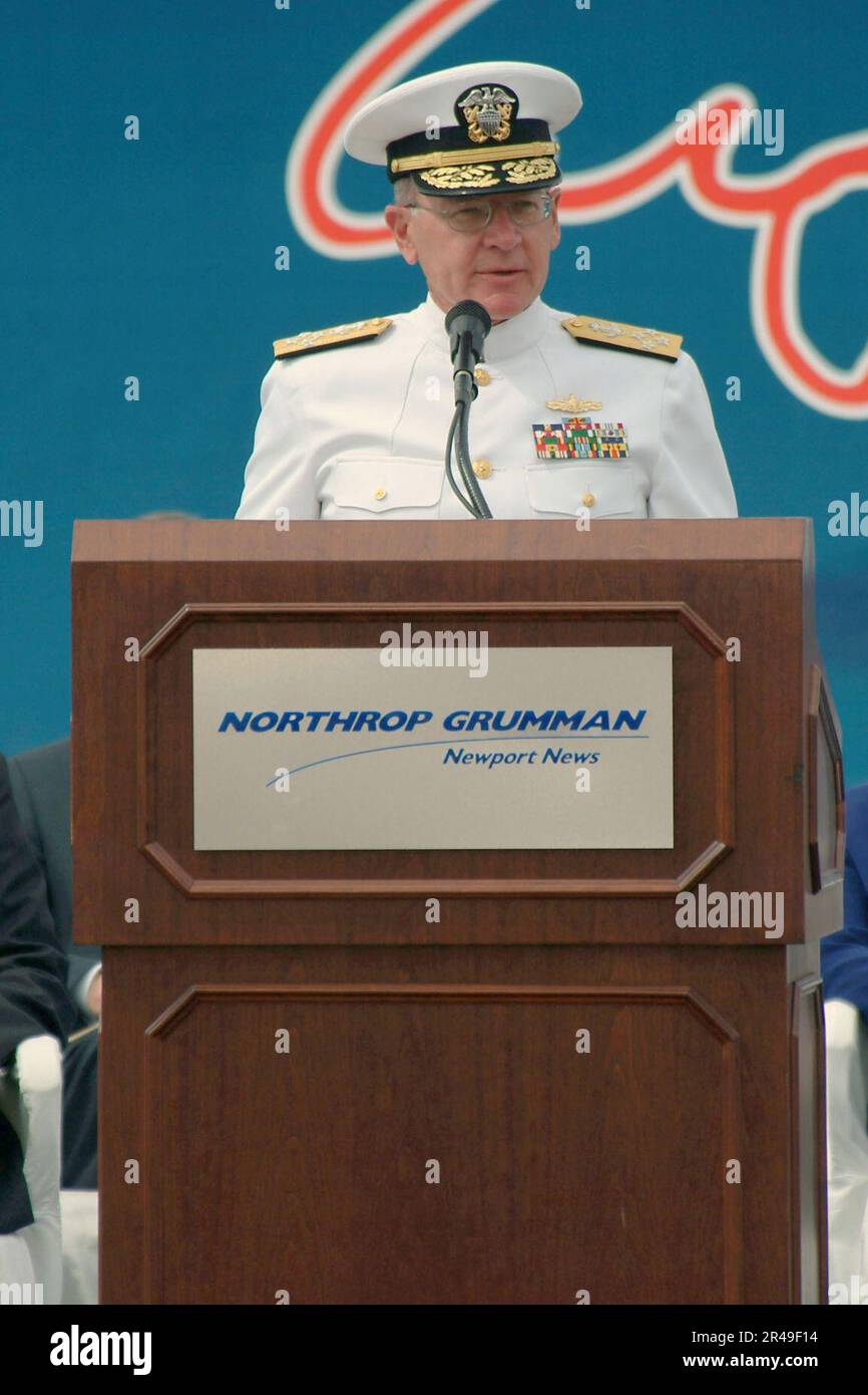 US Navy Adm. Vern Clark Stock Photo - Alamy