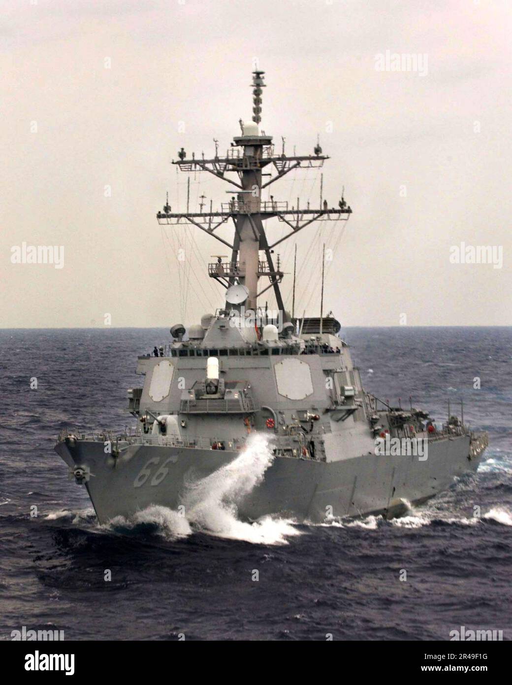 US Navy Underway in the Atlantic Ocean the USS Gonzalez (DDG 66 ...