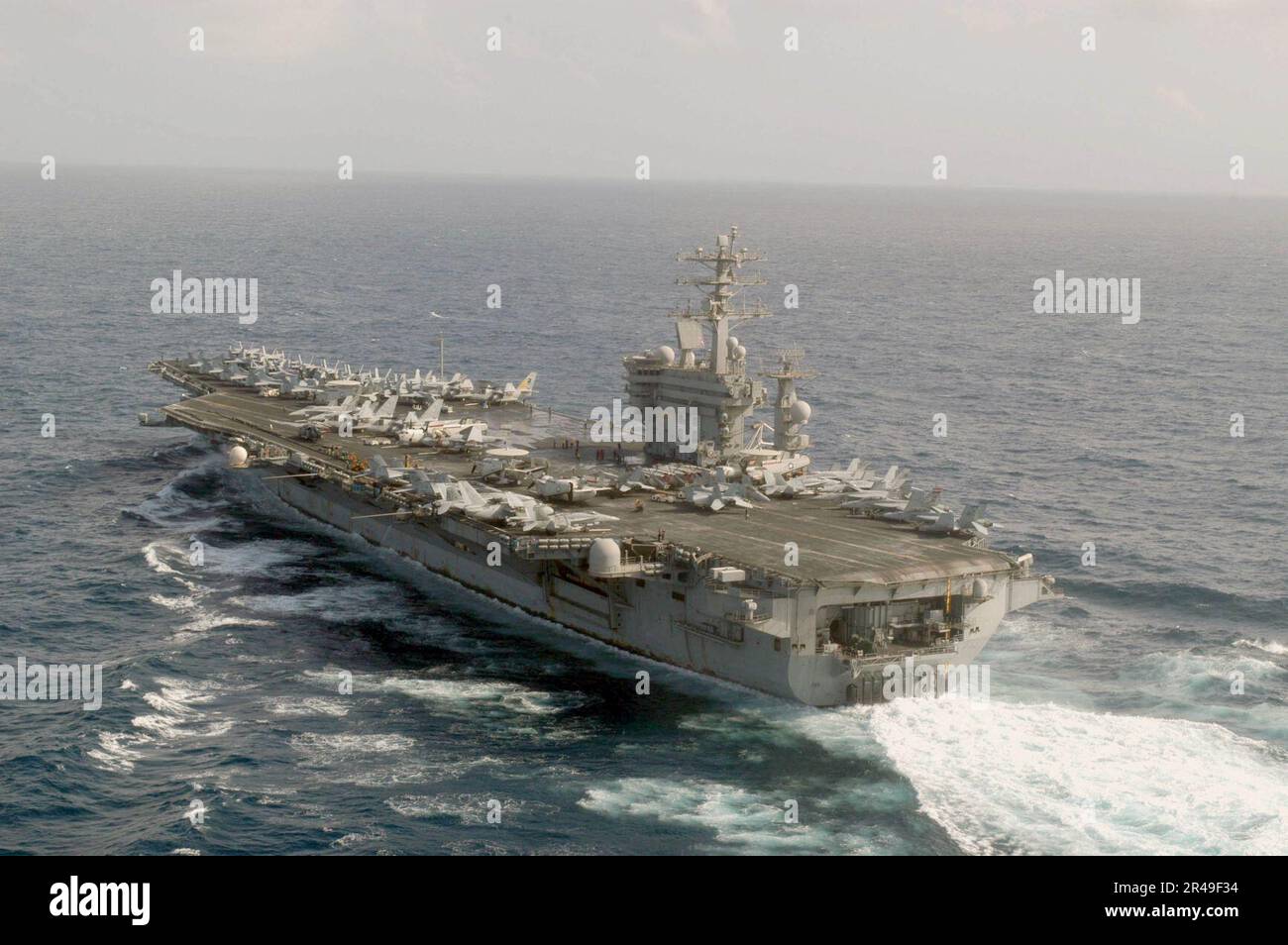 US Navy The nuclear-powered aircraft carrier USS Nimitz (CVN 68) sails ...