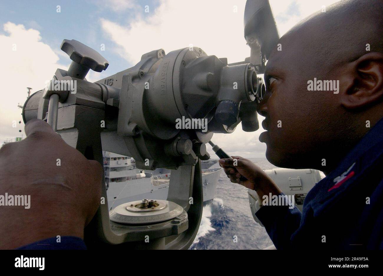 US Navy Signalman Stock Photo - Alamy