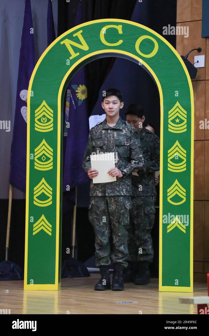 United States Army Garrison Yongsan-Casey Command Sgt. Maj. Wayne ...