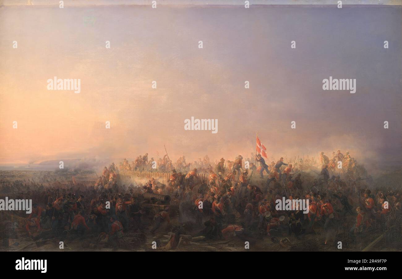 The Battle of Fredericia, 6 July 1849, (1849-1851 Stock Photo - Alamy