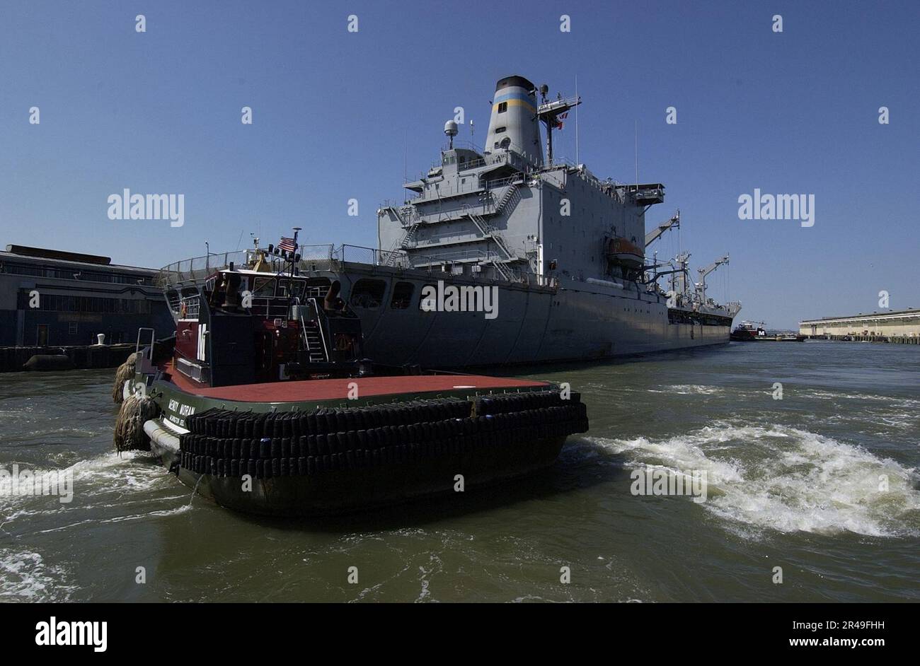 US Navy The Military Sealift Command Oiler, USNS Kanawha (T-AO 196 ...