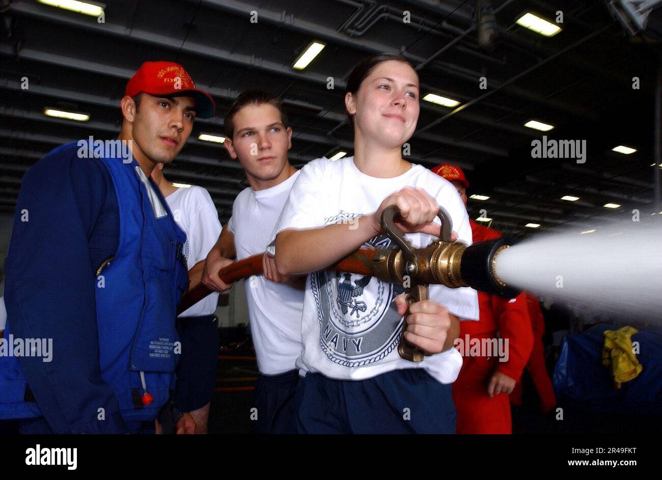 US Navy Midshipman Melissa Lucas, from San Diego State University ...