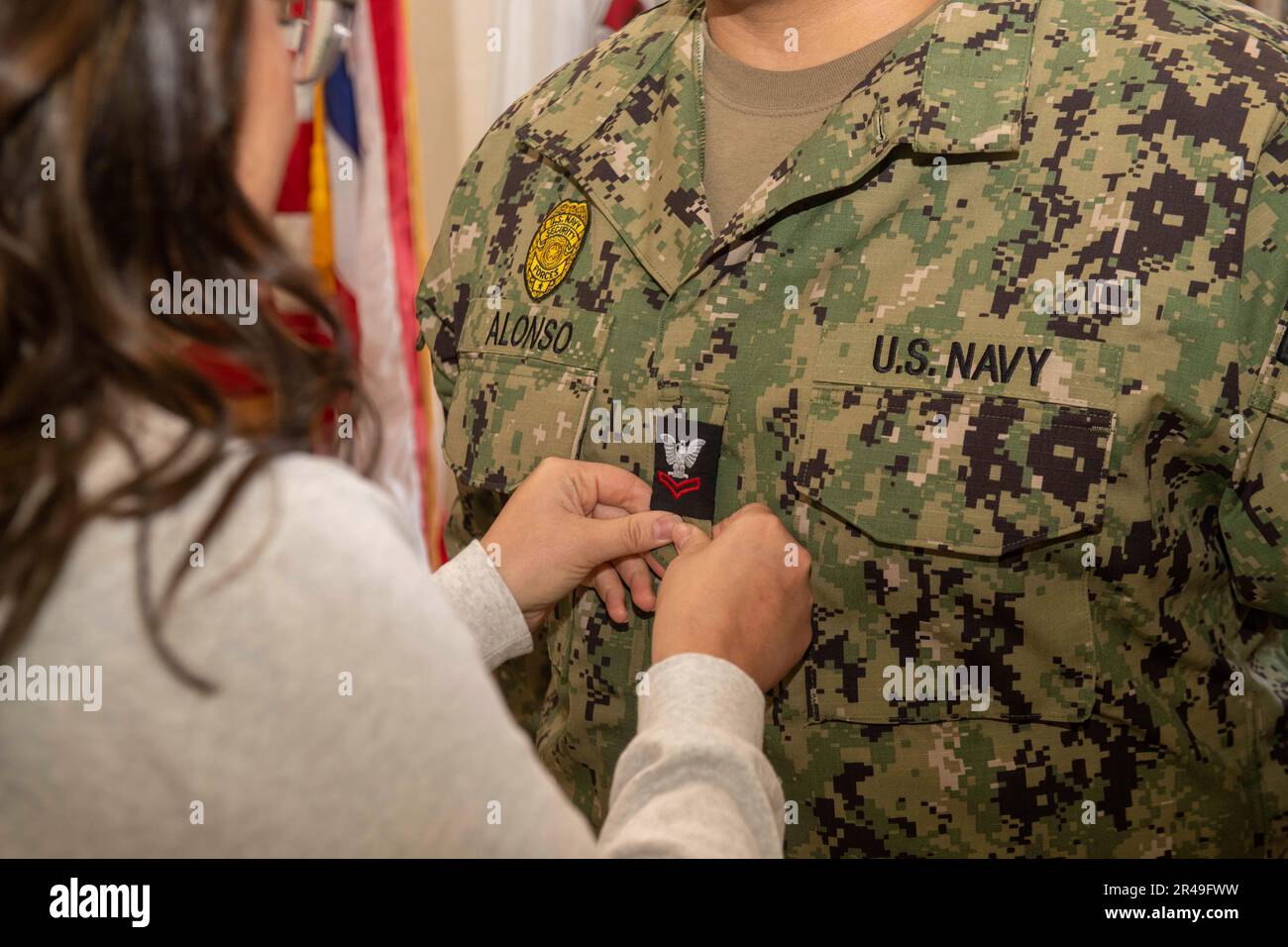 GREAT LAKES, Il. (Mar. 15, 2023) Master-at-Arms 2nd Class Noah Alonso ...