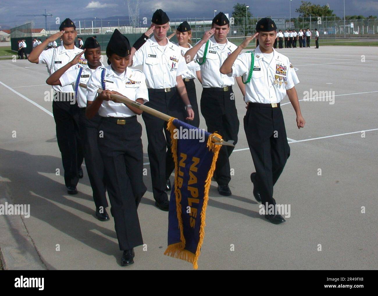 US Navy Naval Junior Reserve Officer Training Corps (NJROTC Stock Photo ...