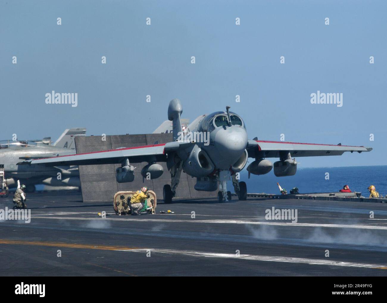 US Navy A EA-6B Prowler attached to the ''Rooks'' of Electronic Attack ...