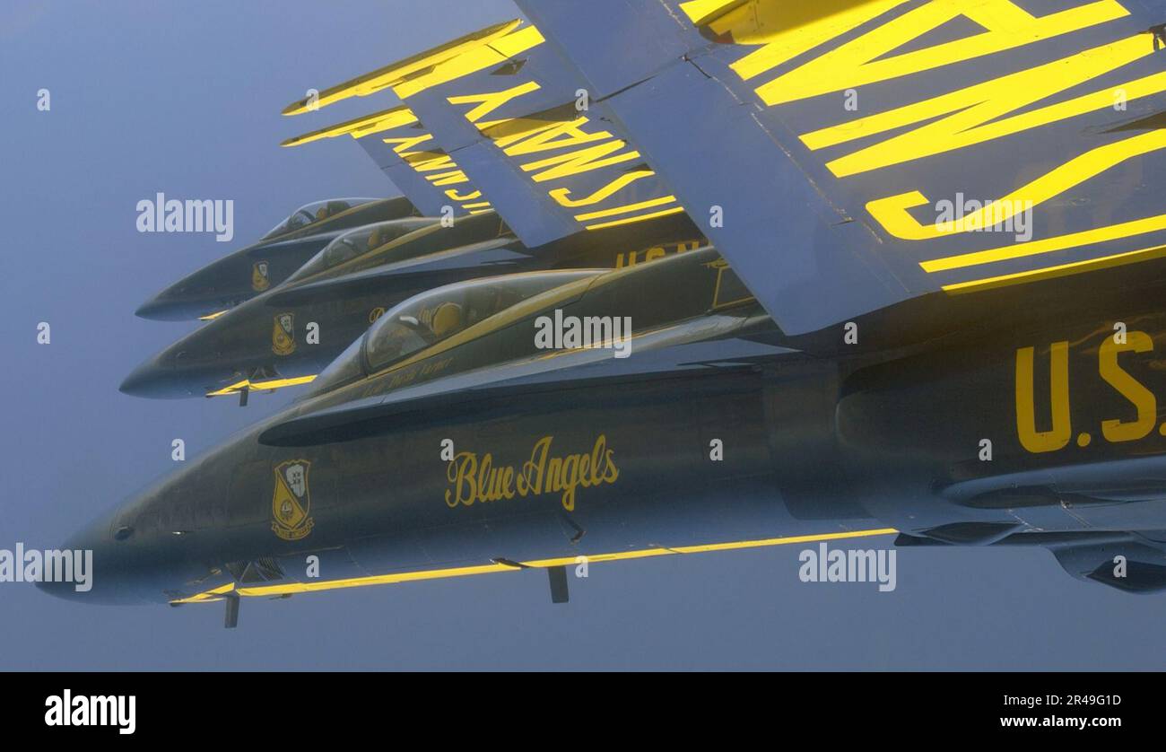 US Navy The U.S. Navy's flight demonstration team, Blue Angels set-up ...