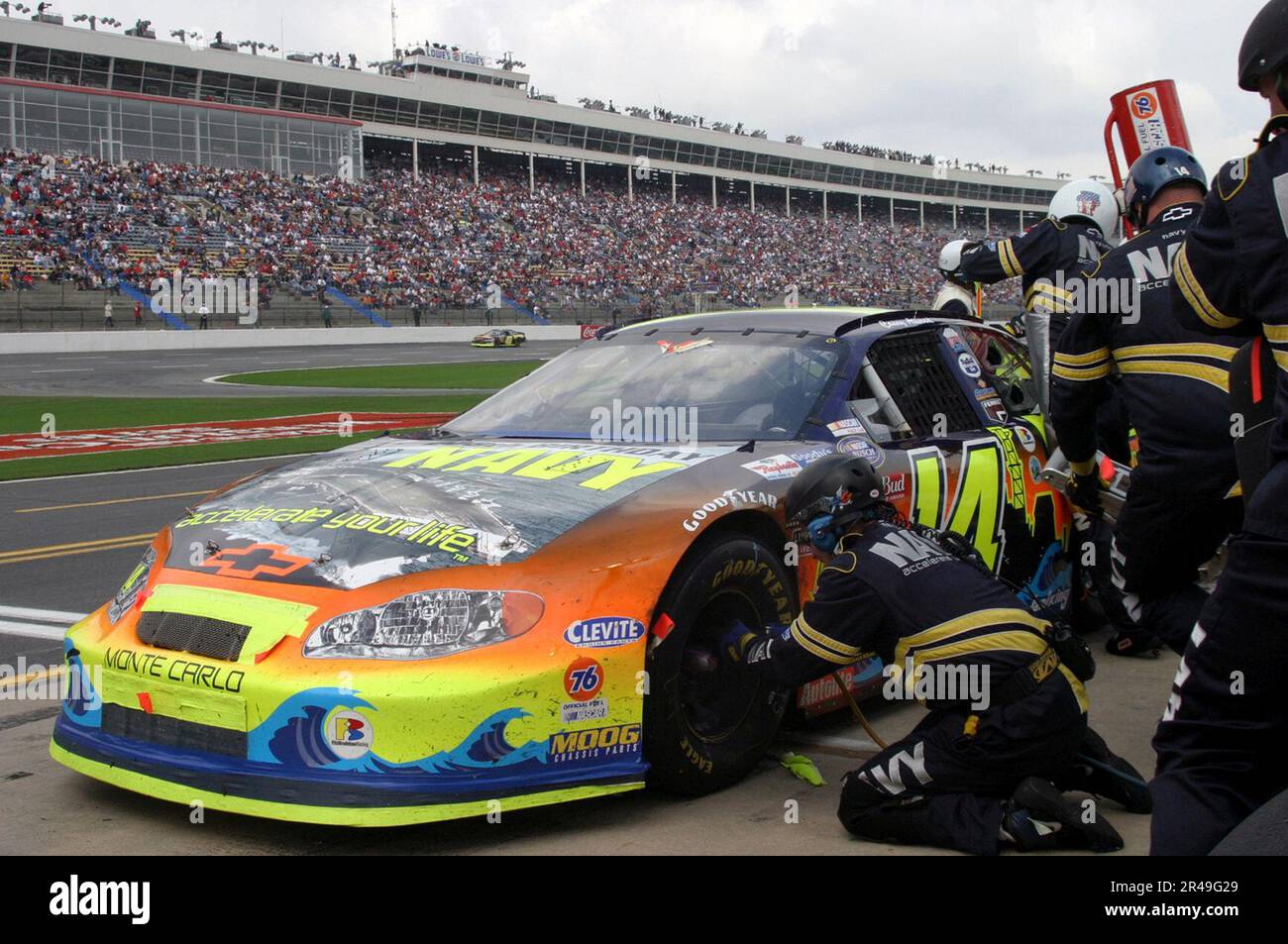 US Navy Casey Atwood powers the Fitz-Bradshaw racing team car Stock ...