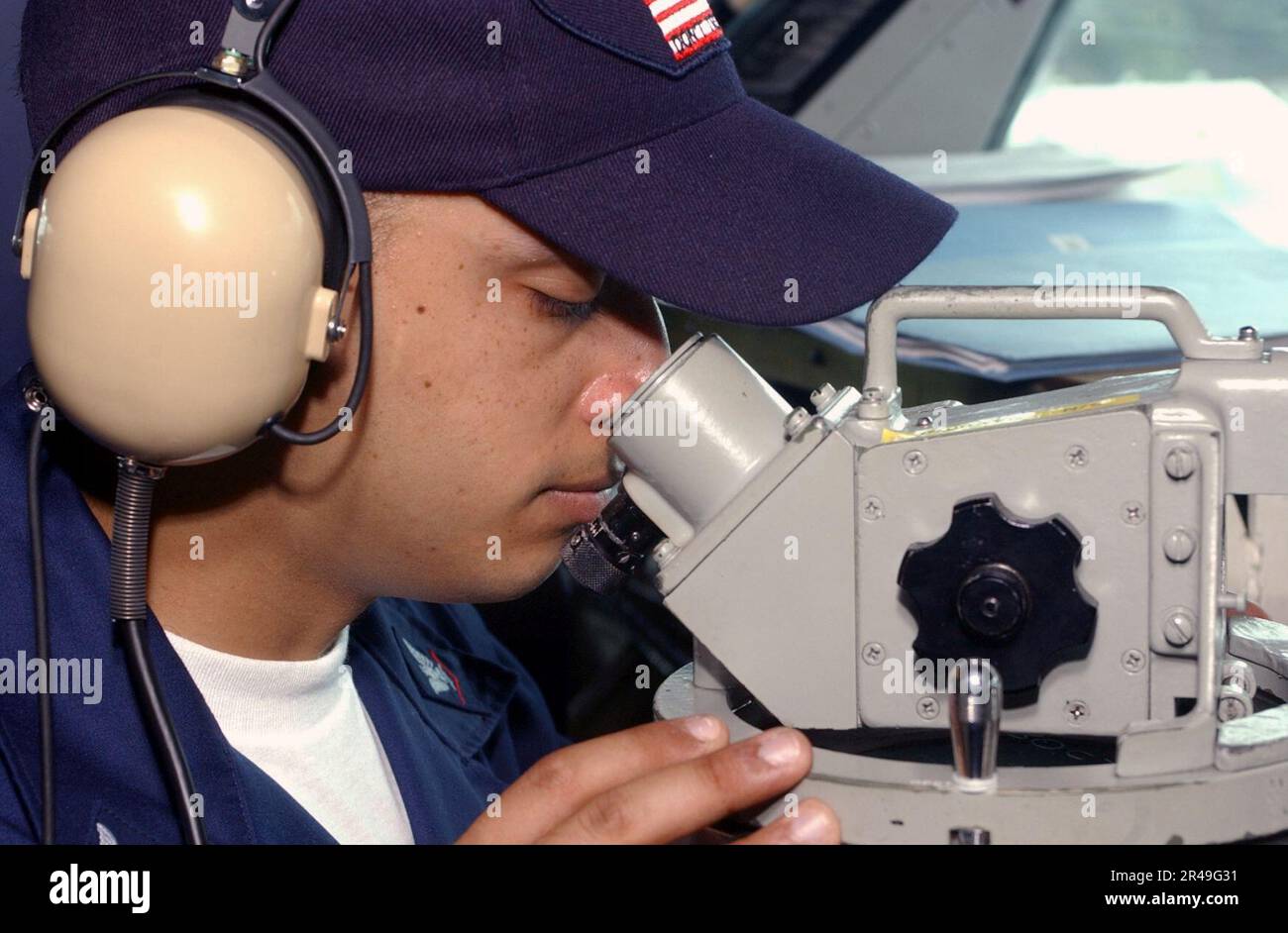 US Navy Signalman Stock Photo - Alamy