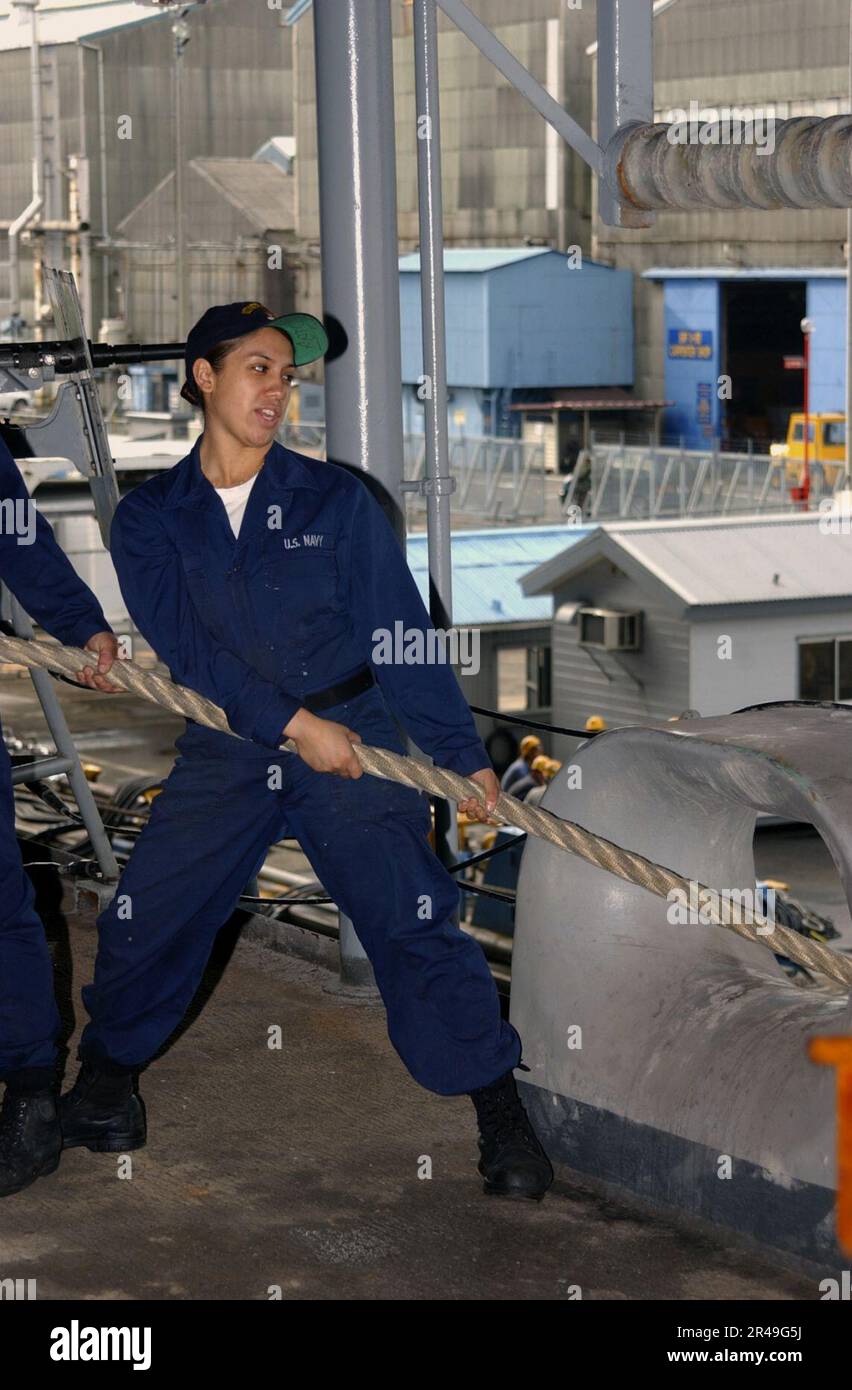 US Navy Boatswain's Mate Stock Photo - Alamy