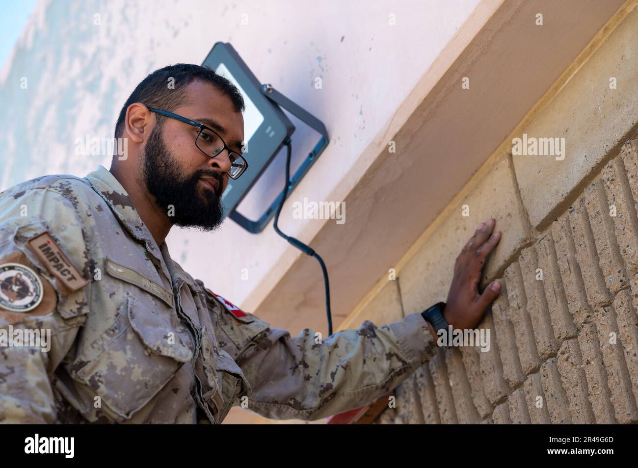 Canadian Armed Forces Cpl. Kishan Patel, an Operational Support Hub ...