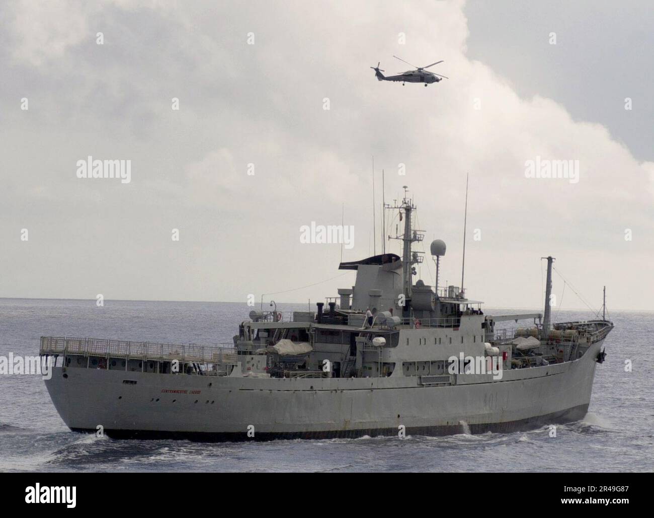 US Navy A SH-60B Seahawk helicopter assigned to the guided missile ...