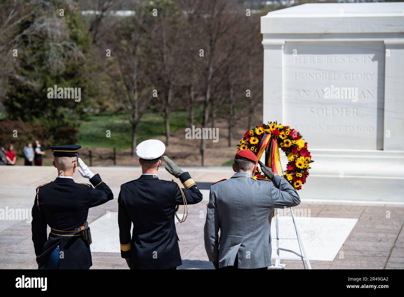 Gen. Carsten Breuer (right), chief of defense, German Armed Forces, and ...