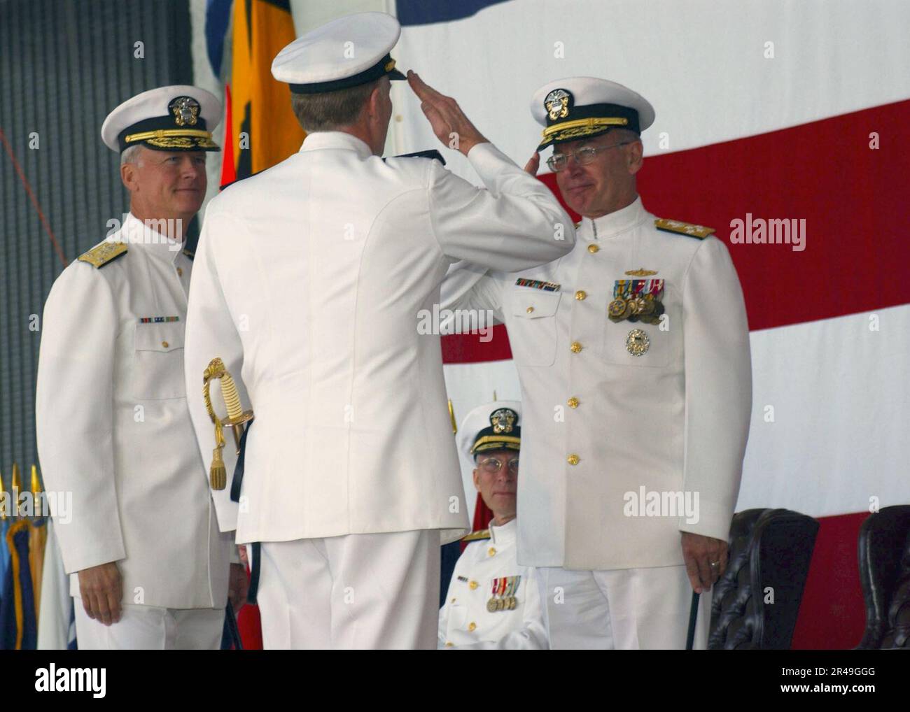 US Navy Admiral Vern Clark Stock Photo - Alamy