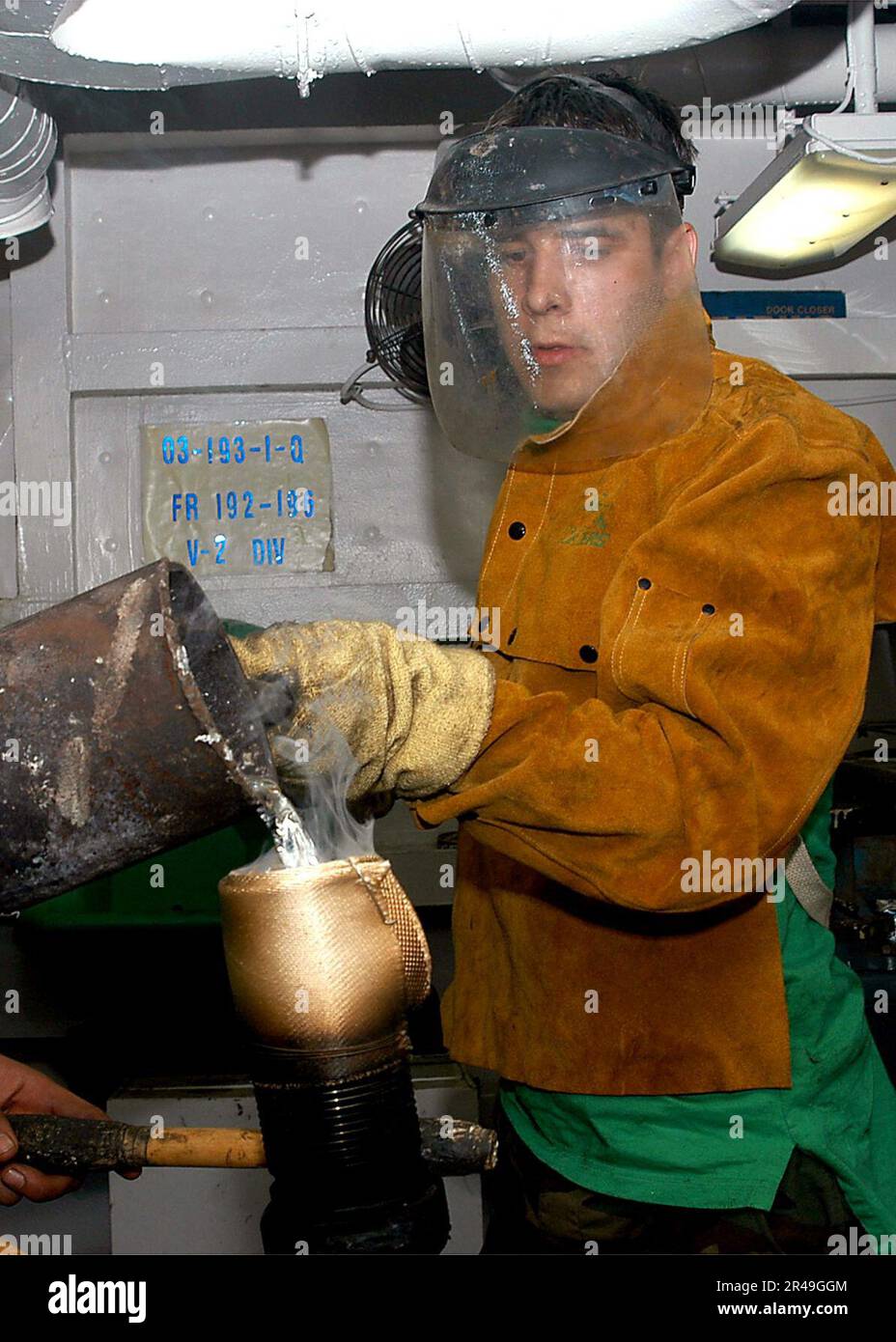 US Navy Aviation Boatswain's Mate Christopher Branscome, from Hillsboro ...
