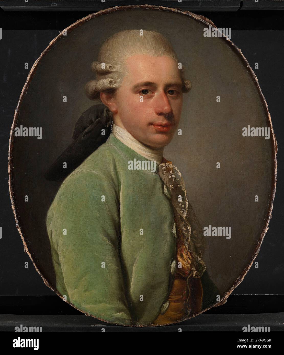 Postmaster General Frederik Hauch as a young man, 1776 Stock Photo - Alamy