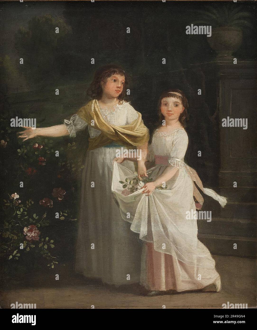 18th century family painting garden hi-res stock photography and images ...