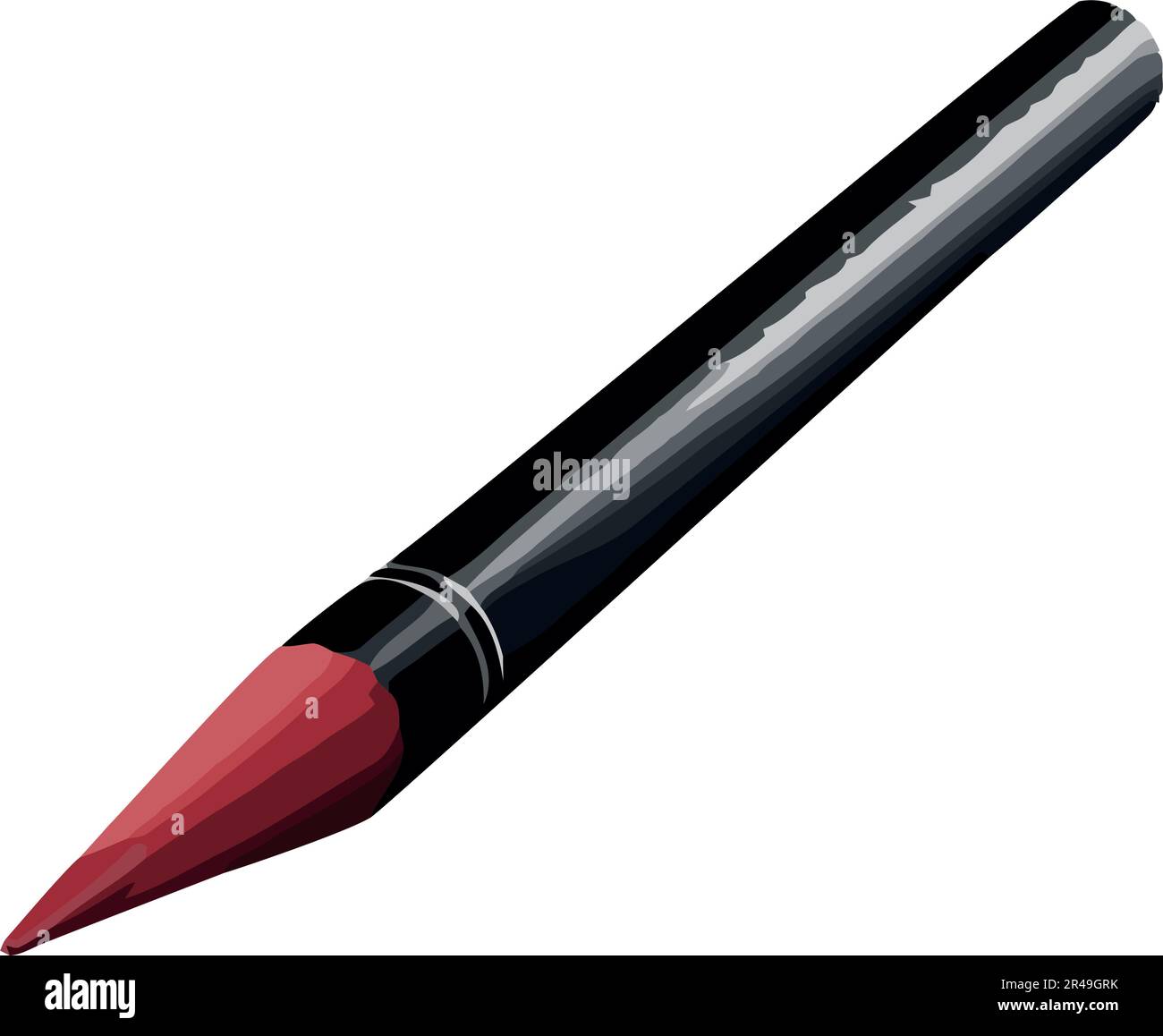 Sharp metal nib on ballpoint pen Stock Vector Image & Art - Alamy