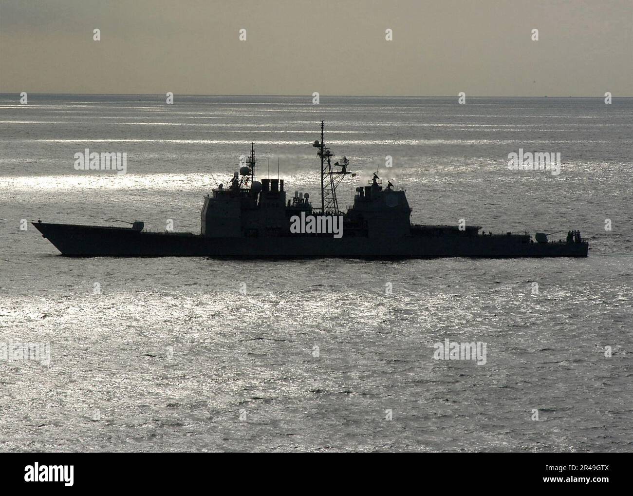US Navy The guided missile cruiser USS Vella Gulf (CG 72) is conducting ...