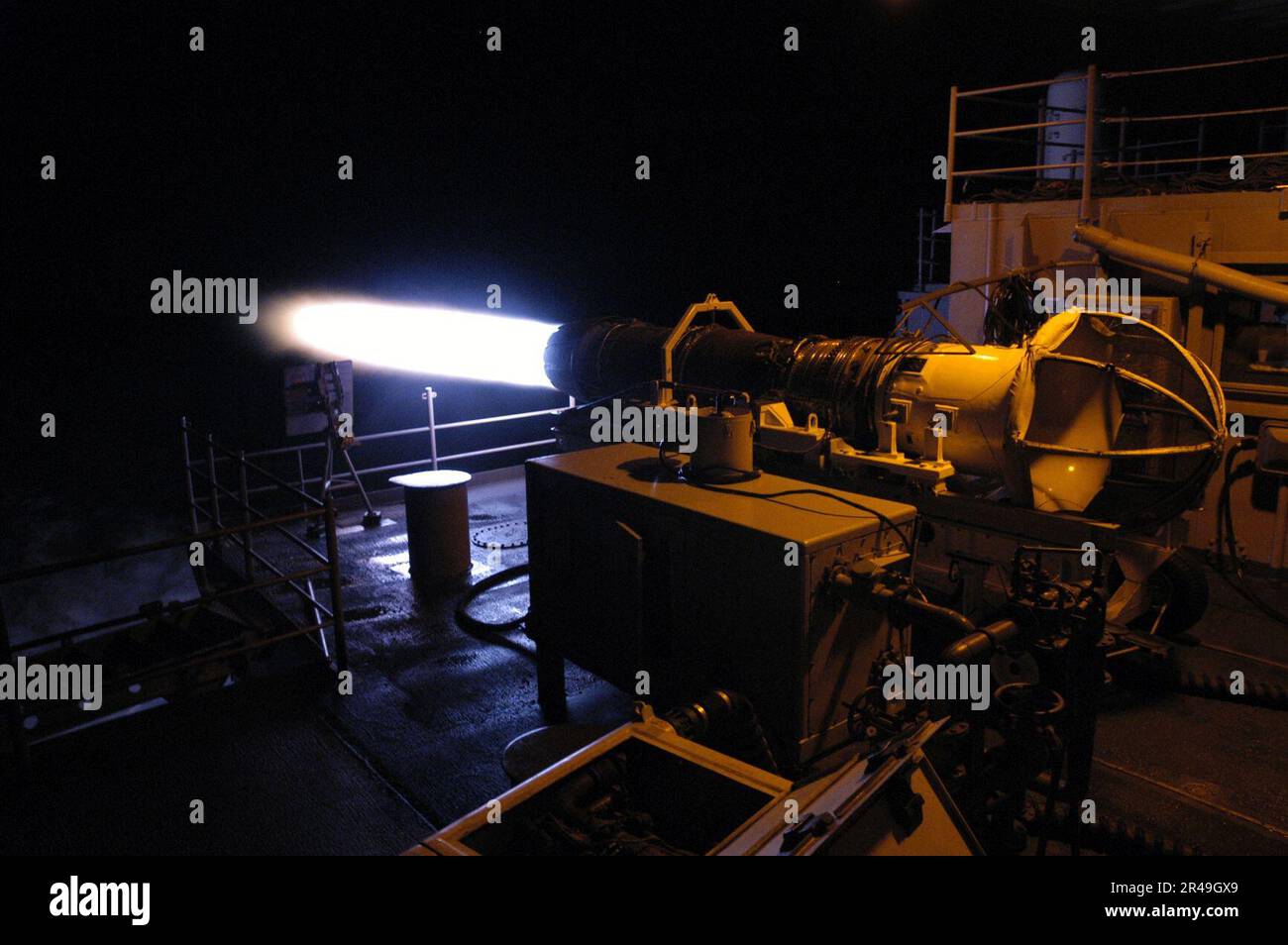 US Navy he jet shop aboard USS Kitty Hawk (CV 63) conducts the first ...