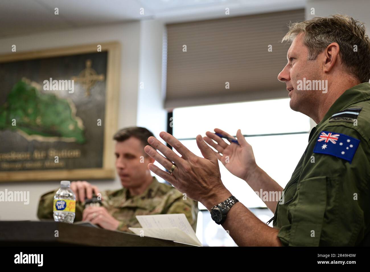 Royal Australian Air Force Air Vice-Marshal Carl Newman, Pacific Air ...