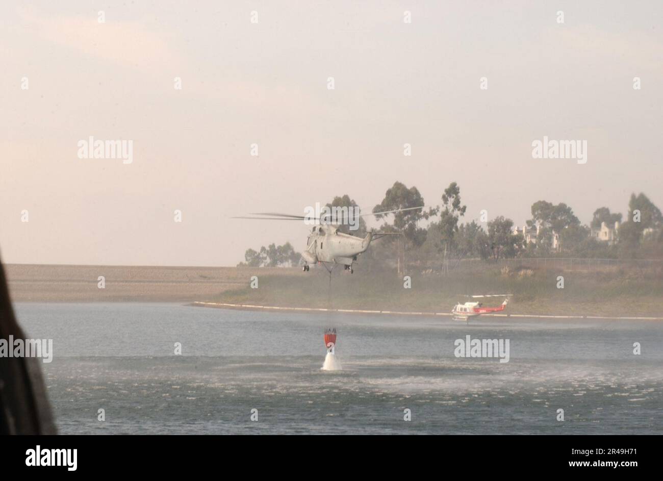 US Navy A Sea King helicopter (UH-3H) assigned to the Golden Gators of ...