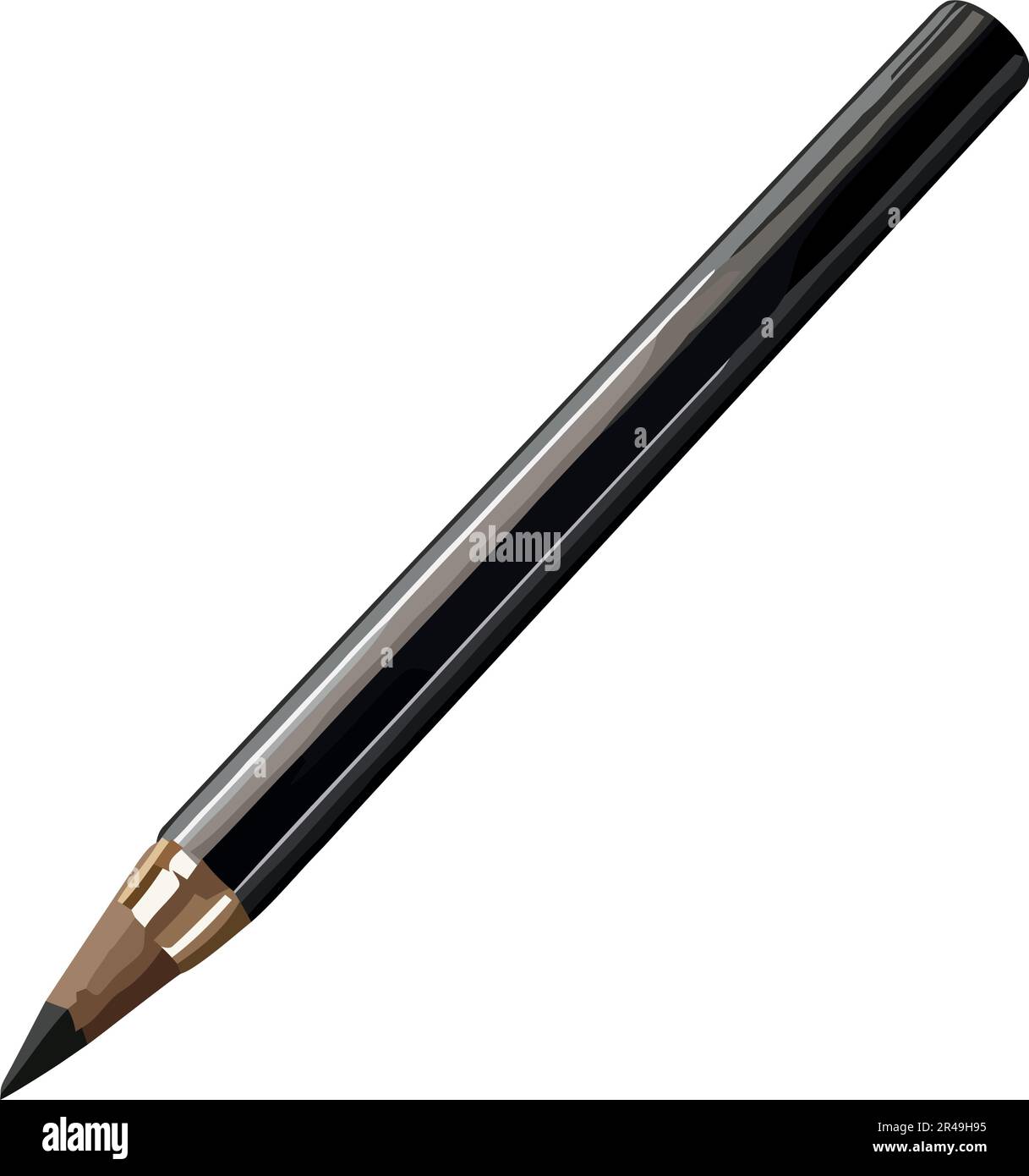 Black pencil vector Stock Vector Image & Art - Alamy
