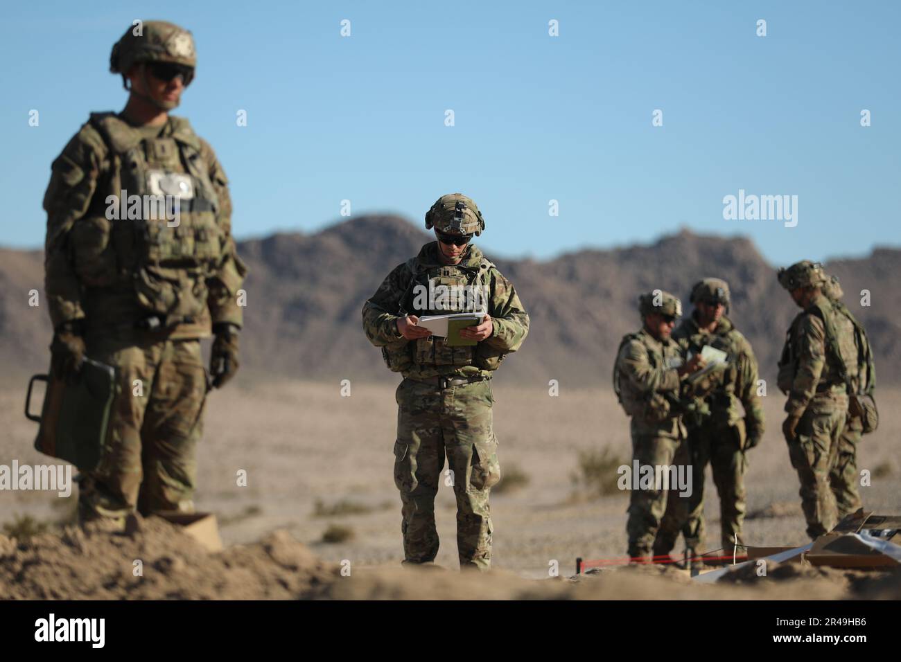 A U.S. Army Soldier assigned to the "Spartan Brigade," 2nd Armored ...