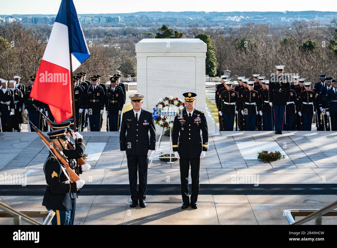 France Vice Chief of Defense Gen. Eric Autellet (left) and Maj. Gen ...