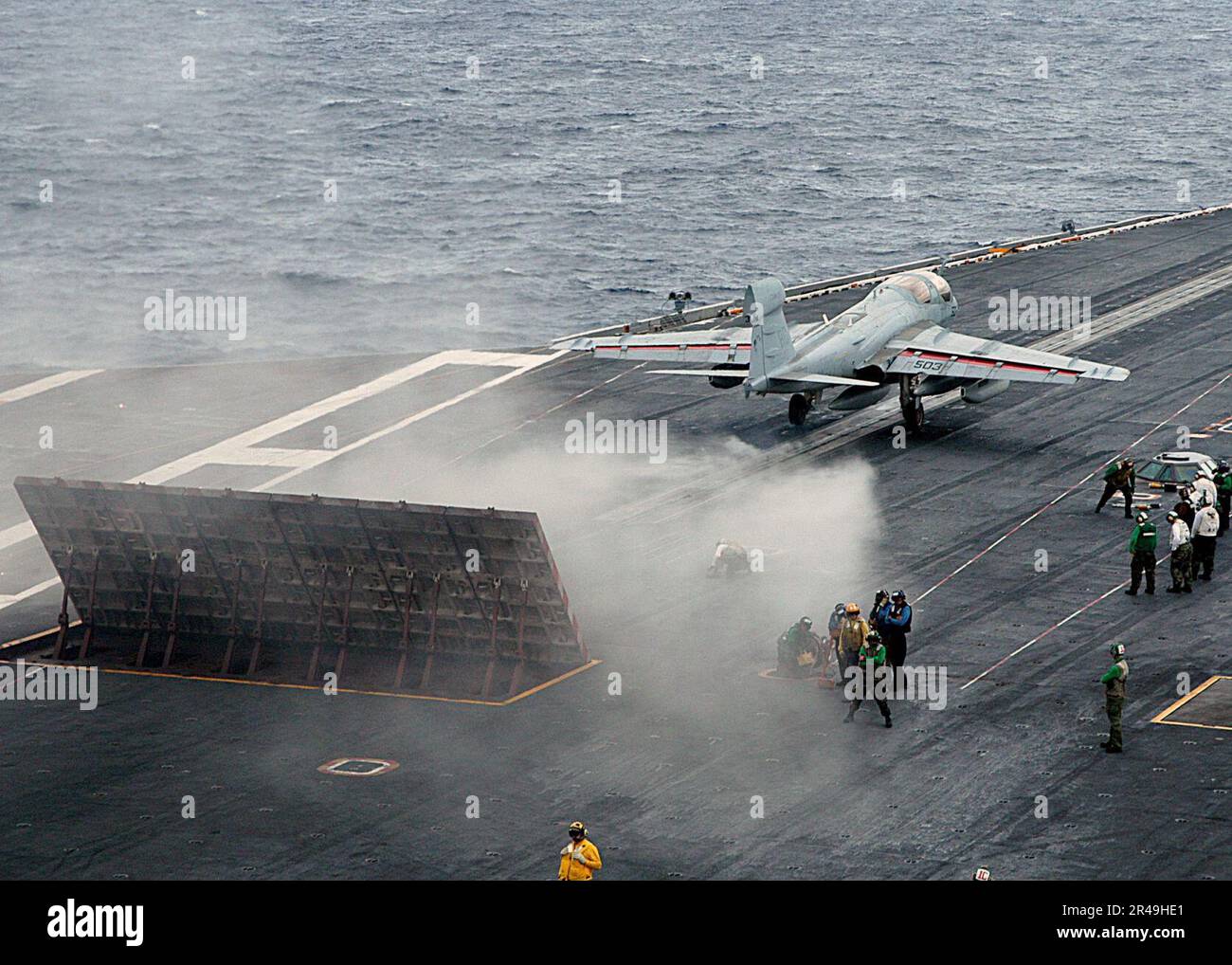 US Navy An EA-6B Prowler assigned to the Eagles of Electronic Attack ...