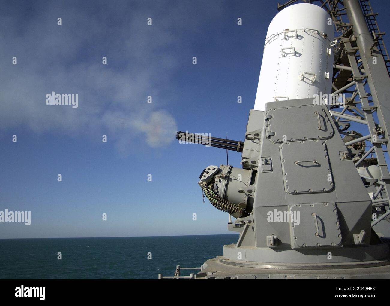 US Navy The guided missile cruiser USS Port Royal (CG 73) fires it's ...