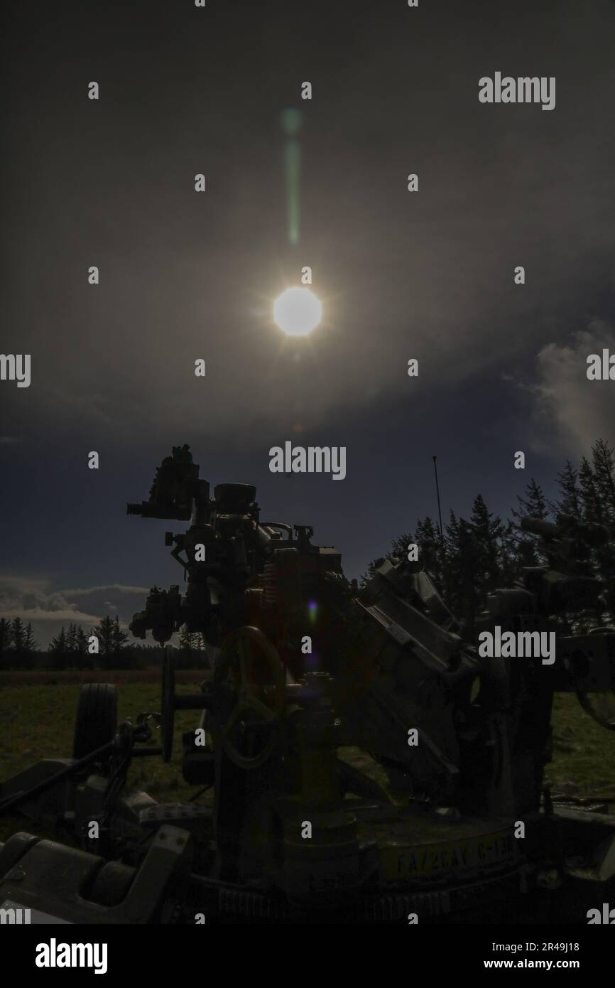 U.S. Soldiers assigned to Carnage Battery, Field Artillery Squadron ...