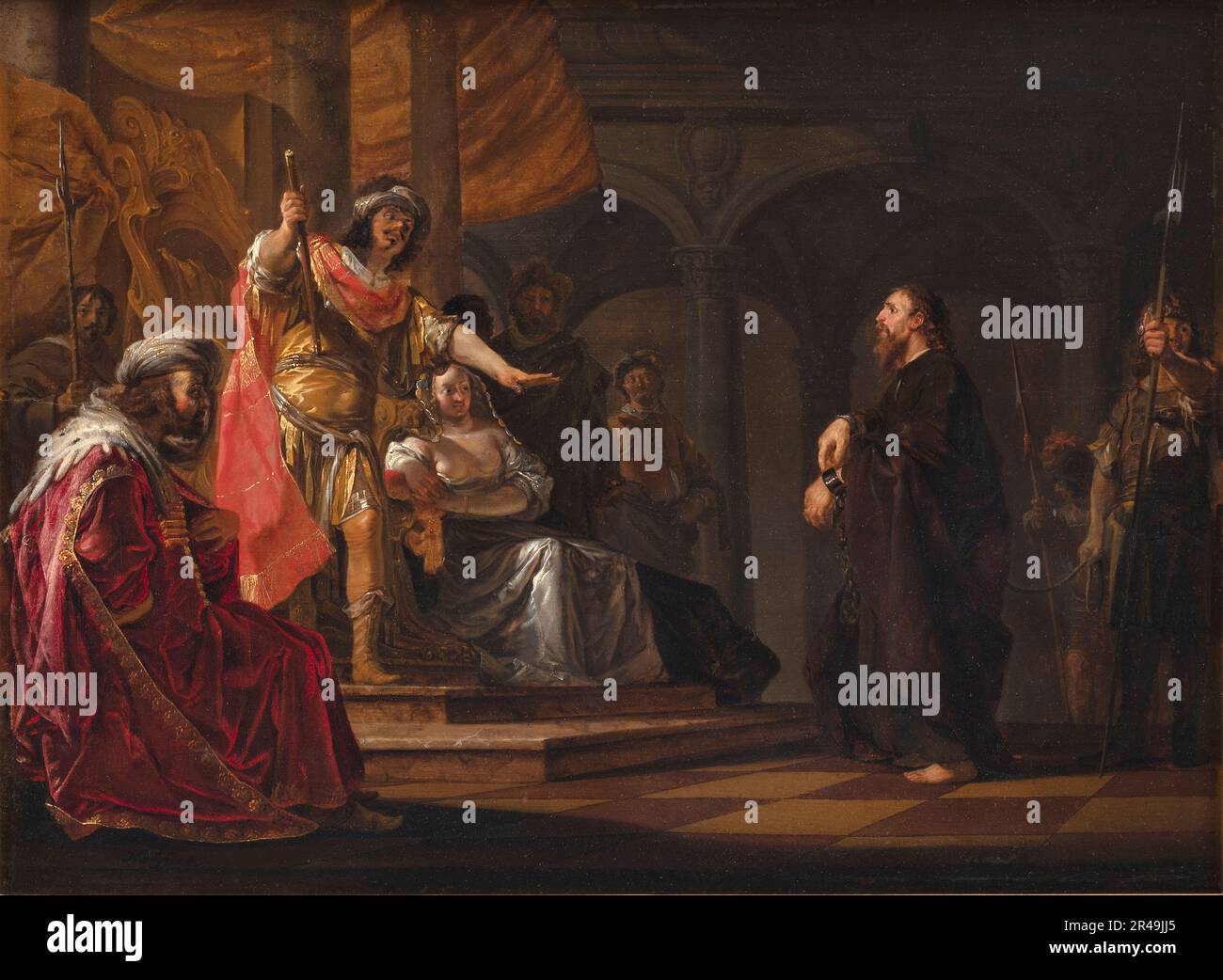 Paulus the Apostle defending himself at the Trial in Caesarea, 1648 ...