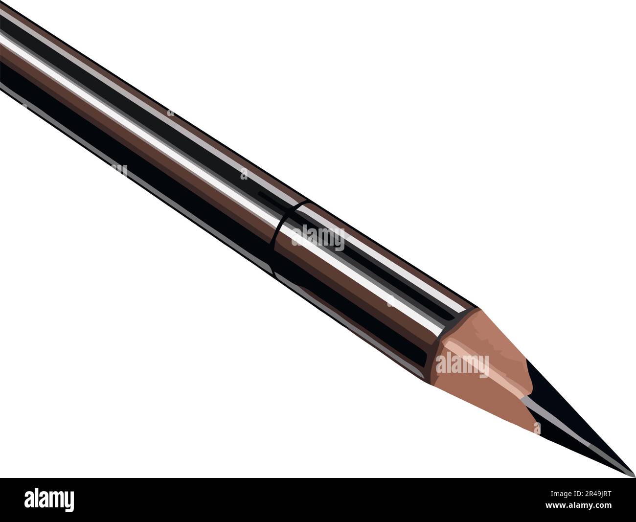 Black pencil illustration Stock Vector Image & Art - Alamy