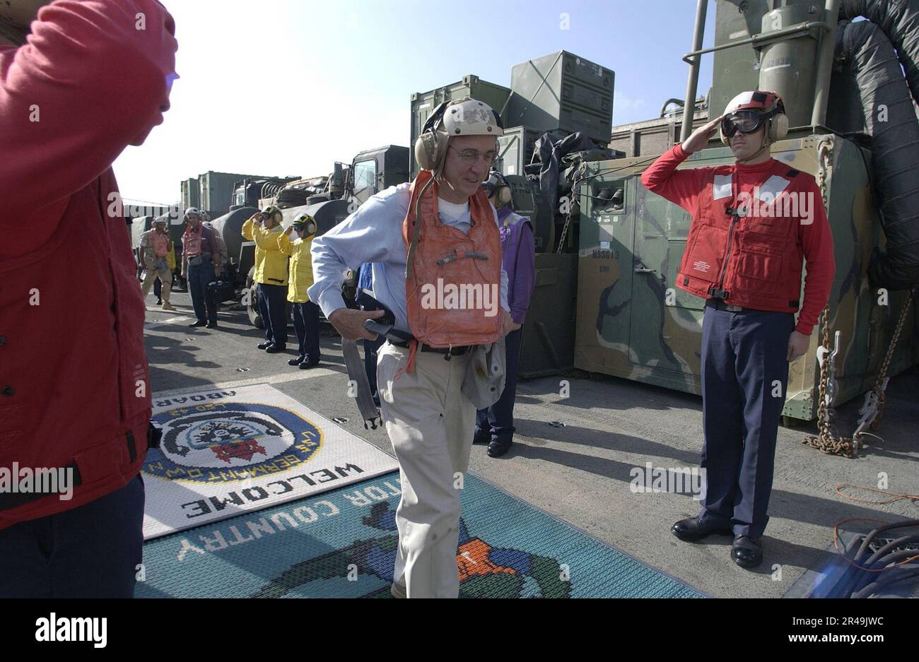US Navy The Secretary of the Navy, the Honorable Gordon R. England ...