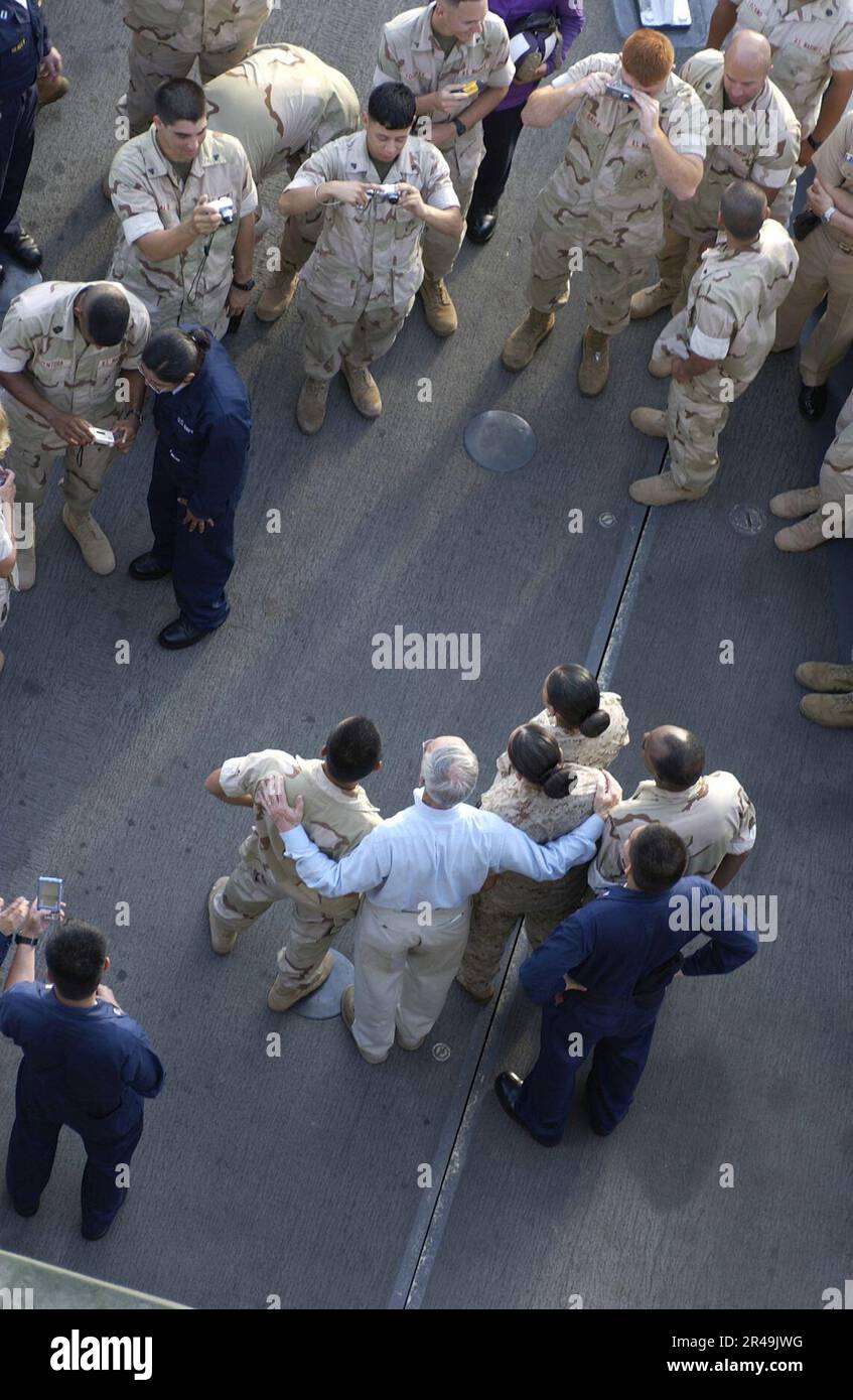 US Navy The Secretary of the Navy, the Honorable Gordon R. England ...