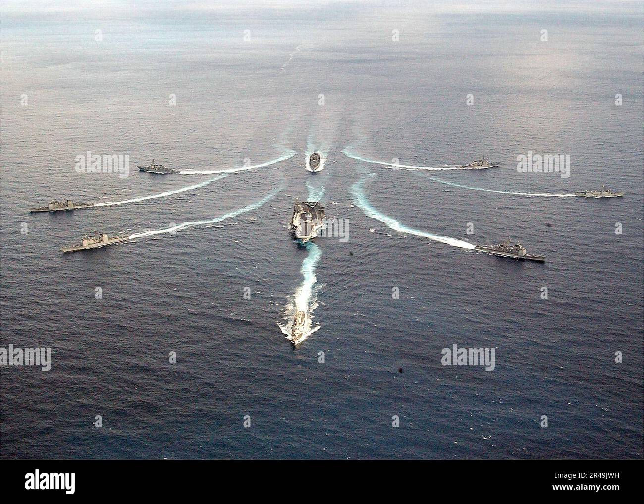 US Navy USS George Washington (CVN 73) Carrier Strike Group breaks ...