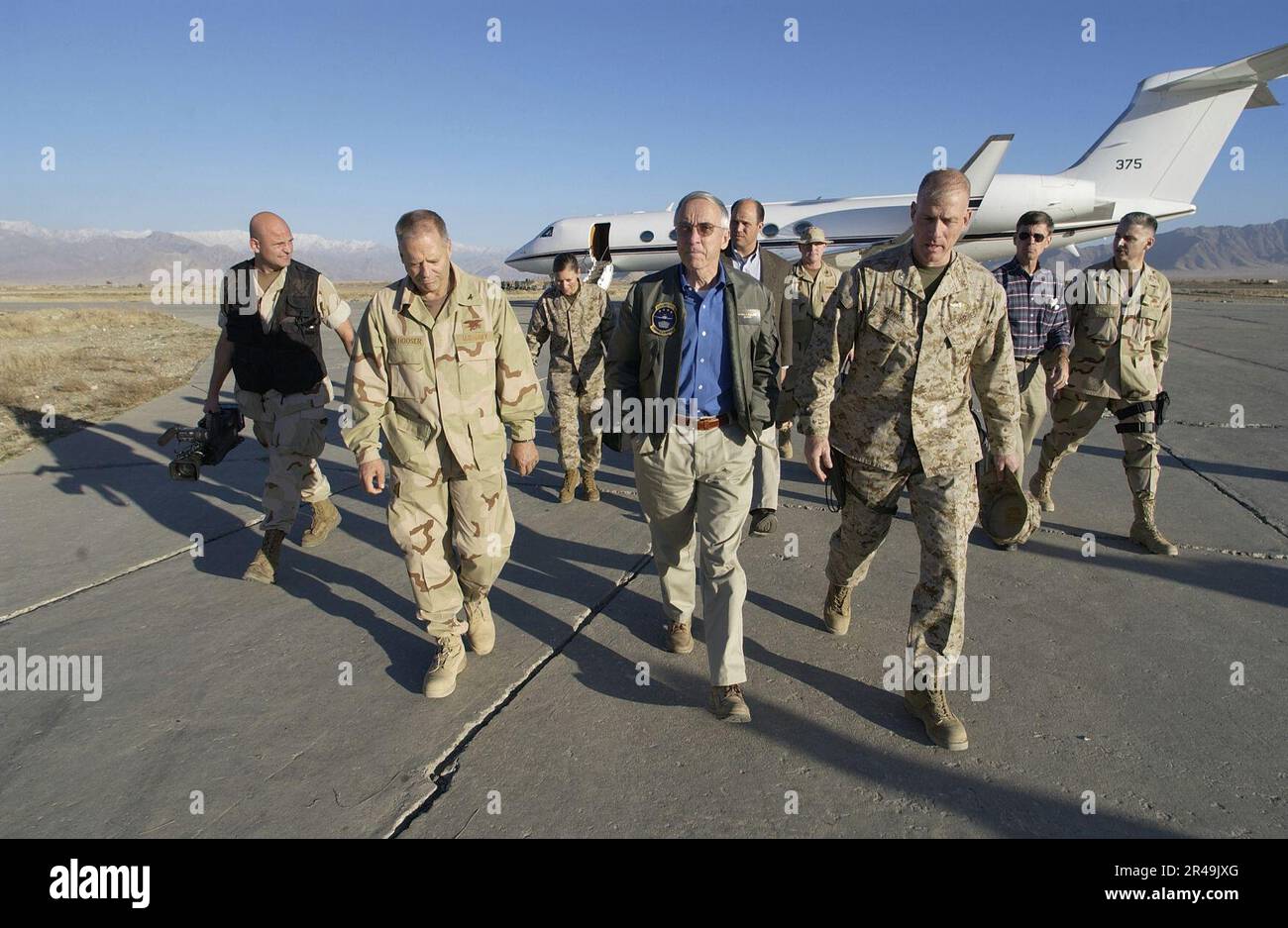 US Navy The Secretary of the Navy, the Honorable Gordon R. England ...