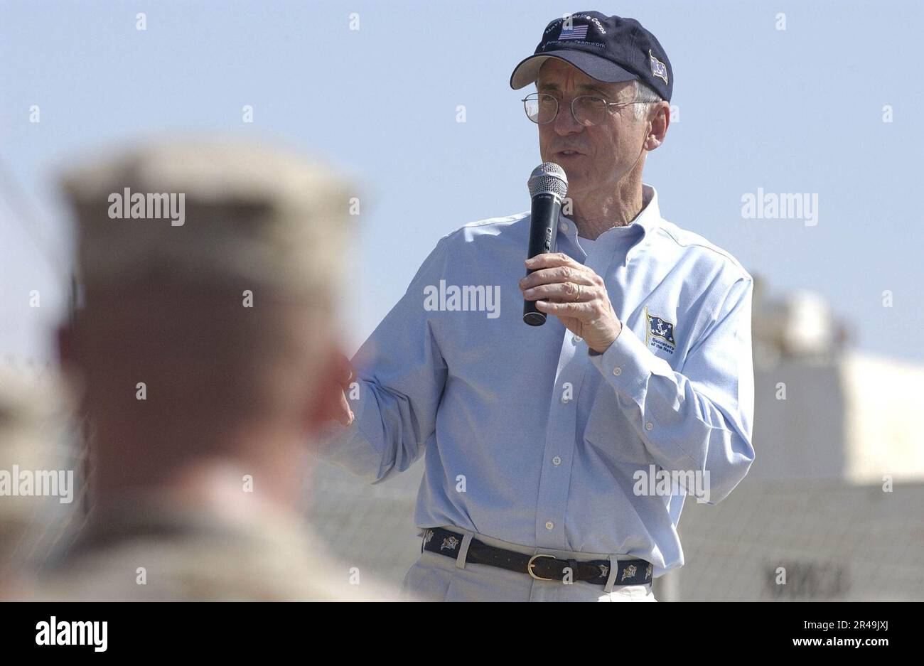 US Navy The Secretary of the Navy, the Honorable Gordon R. England ...