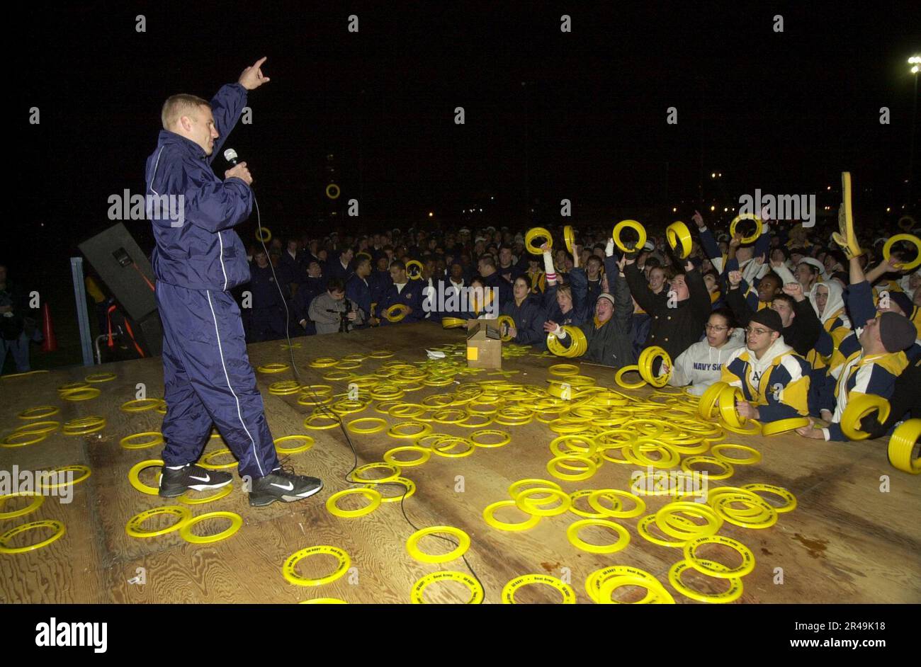 US Navy Navy football team Quarterback Craig Candeto leads the Brigade ...