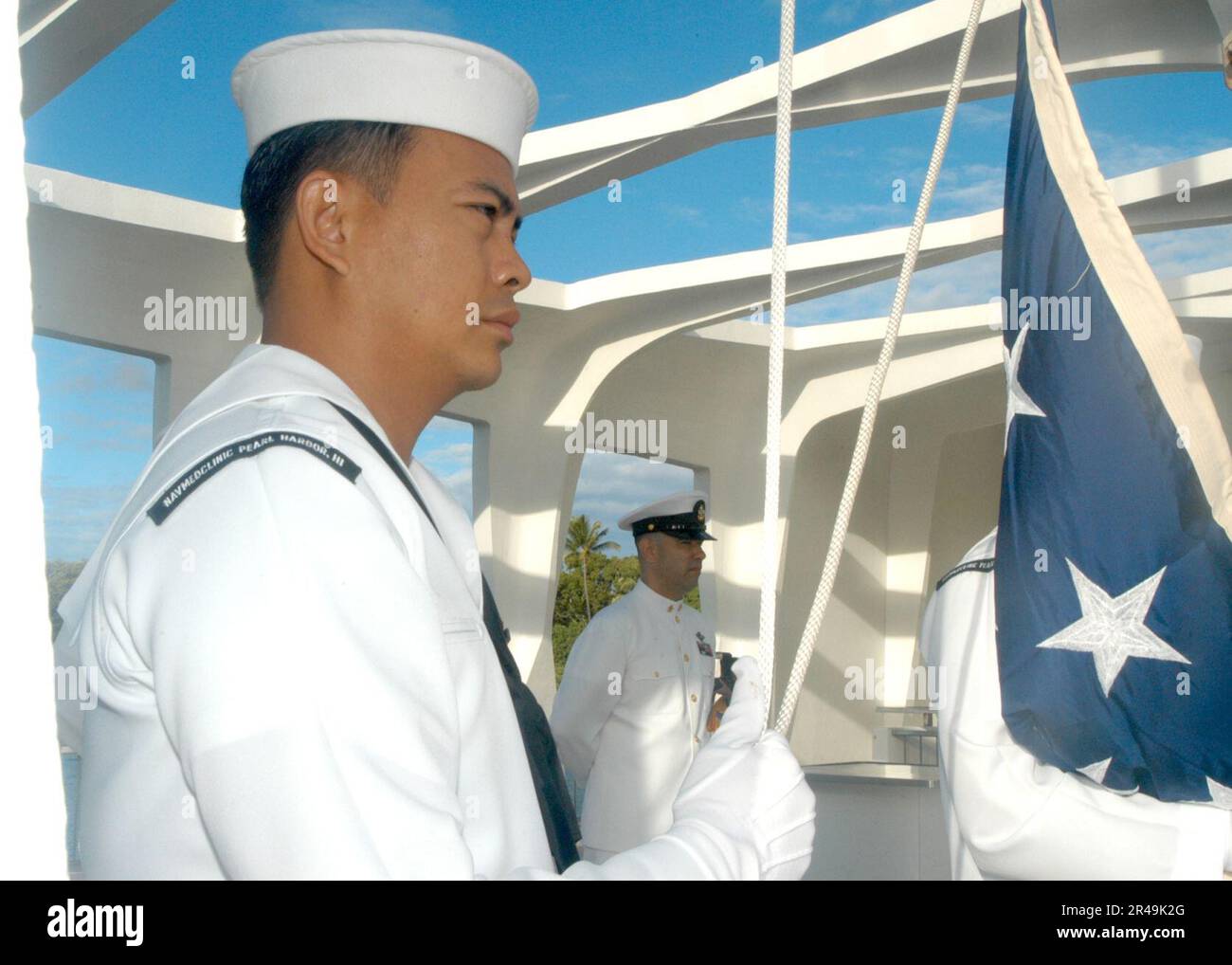 US Navy Hospital Corpsman 1st Class from Naval Medical Clinic Pearl ...