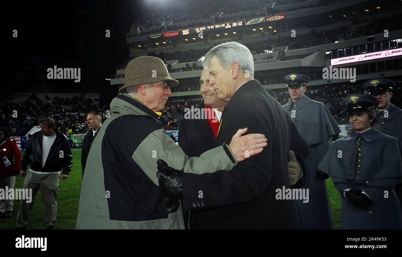 US Navy Secretary of the Navy, Gordon R. England meets Acting Secretary ...
