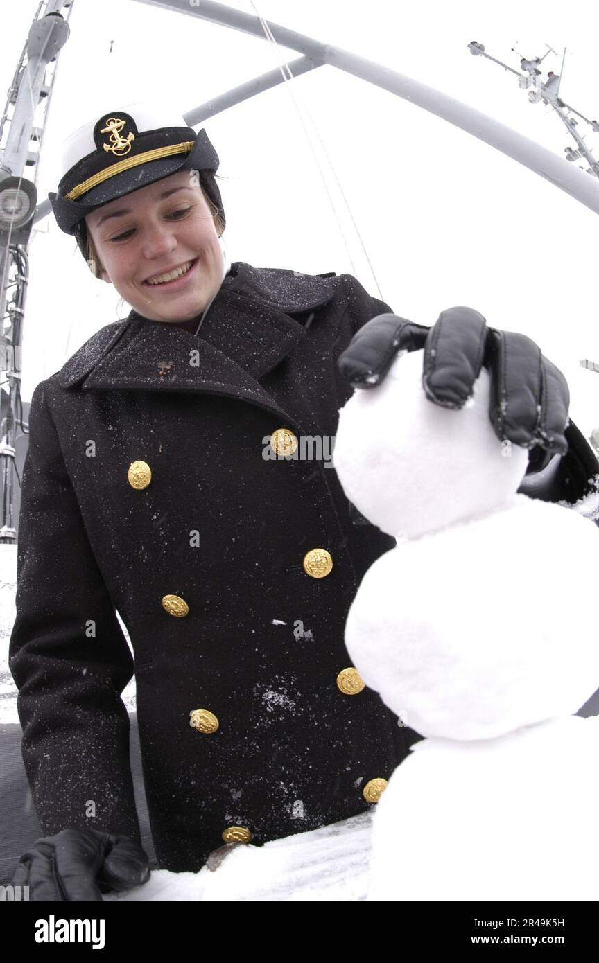 US Navy Midshipman 4th Class Christa Stowe, from Daytona Beach, Fla ...