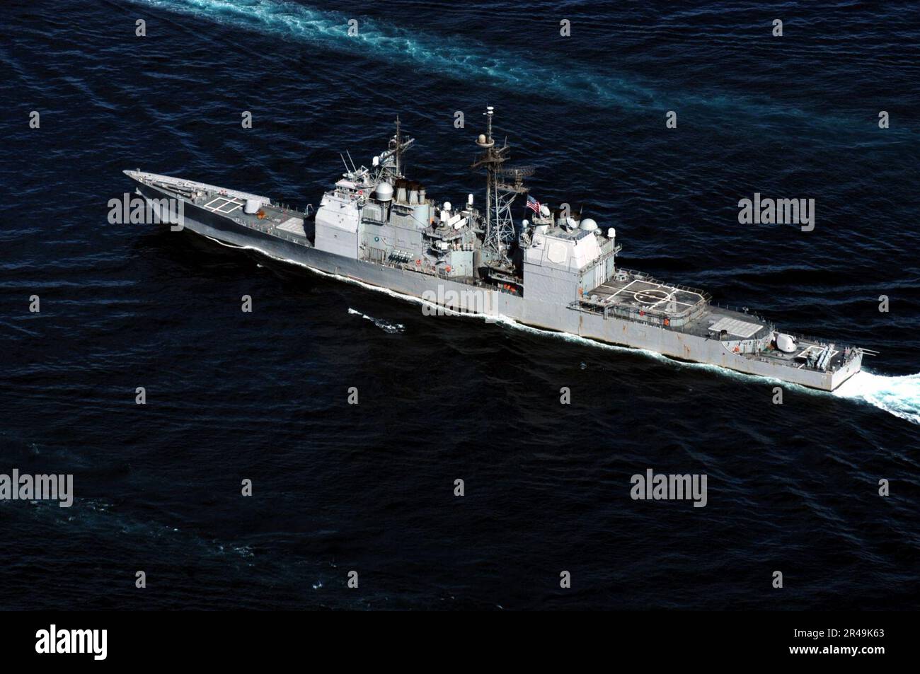 US Navy The guided missile cruiser USS Port Royal (CG-73) assigned to ...